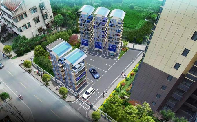 Sistem Parkir Mobil Vertikal 2 Ton, Menara Parkir Otomatis CE